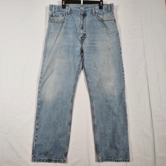 Levi's | Jeans | Vintage Levis 55 Jeans Mens 38 36x30 Light Wash Blue ...